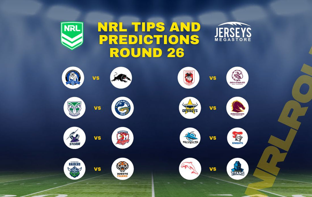 NRL Round 26 Tips & Ladder Predictions – Jerseys Megastore