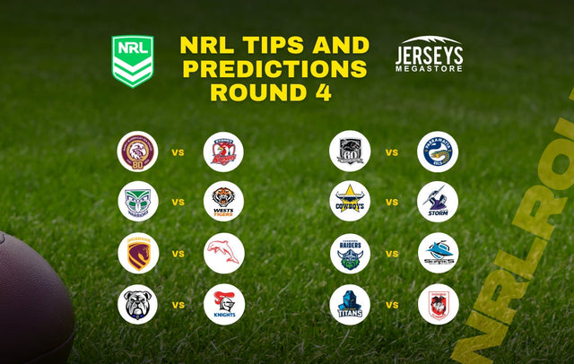 NRL Tips Round 4 & Ladder Predictions – Jerseys Megastore