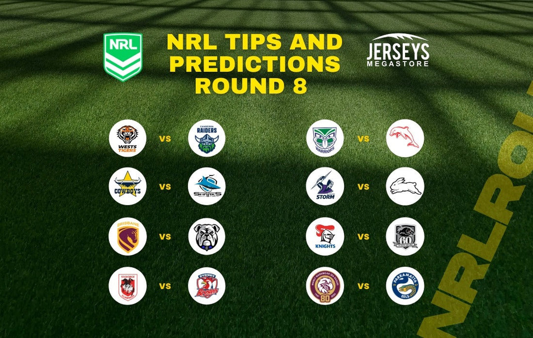 NRL Tips Round 8 & Ladder Predictions – Jerseys Megastore