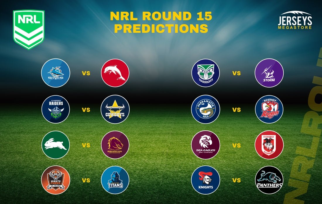 NRL Predictions & Tips - Round 15 2024 | Complete Analysis – Jerseys ...