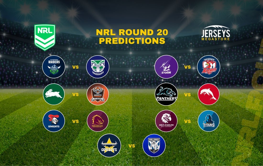 NRL Predictions & Tips - Round 20 2024 | Complete Analysis – Jerseys ...