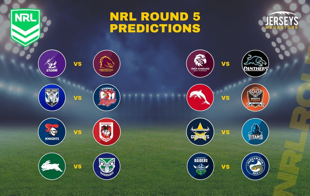 NRL Predictions & Tips - Round 5 2024 | Complete Analysis – Jerseys ...