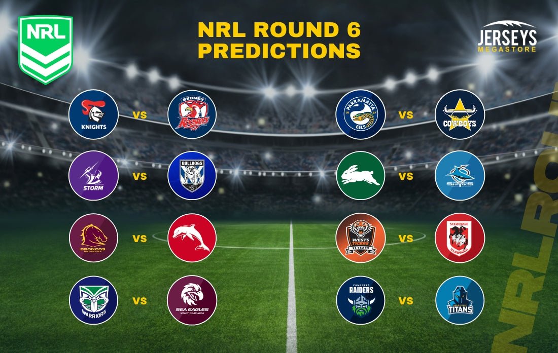 NRL Predictions & Tips - Round 6 2024 | Complete Analysis – Jerseys ...