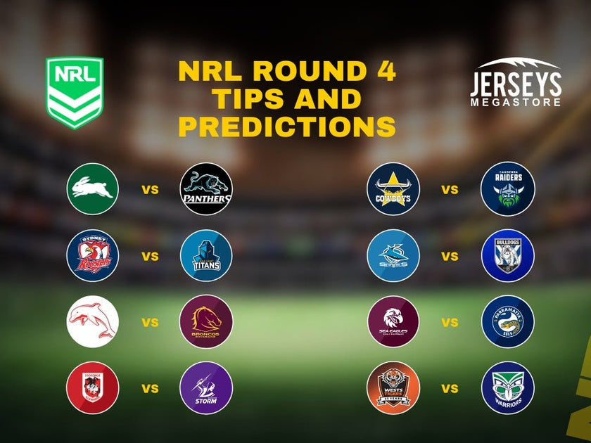 NRL Round 5 Tips and Predictions | Jerseys Megastore
