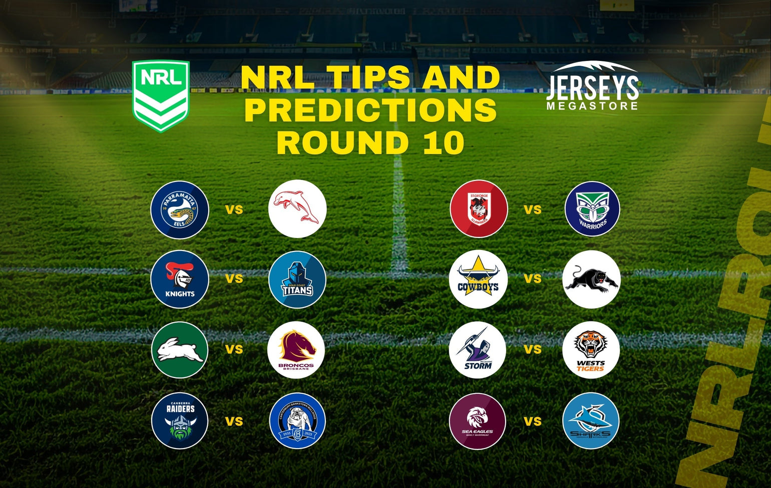 NRL Predictions & Tips - Round 10 2025 – Jerseys Megastore