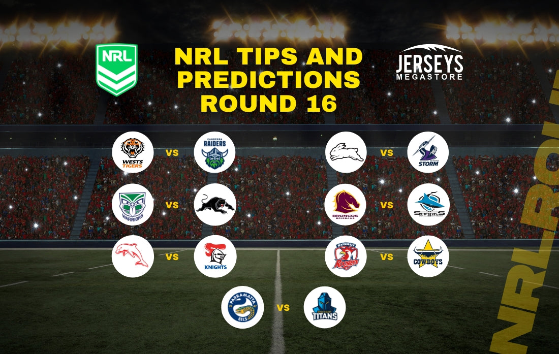 NRL Predictions & Tips - Round 16 2025 – Jerseys Megastore