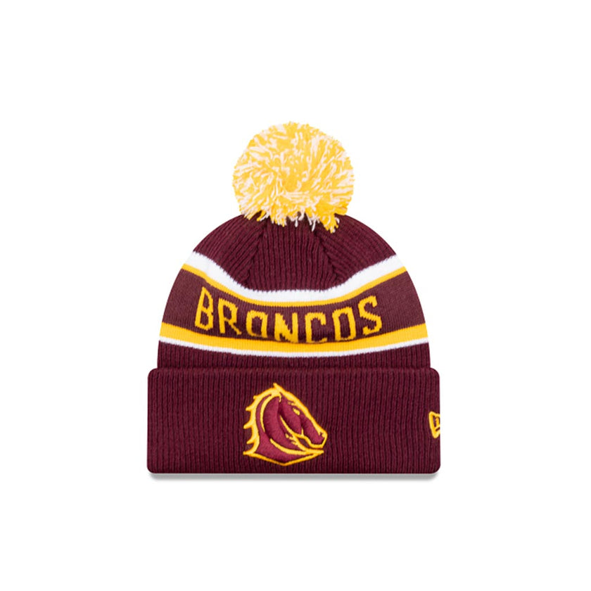 Brisbane Broncos 2025 Official Team Colours Beanie – Jerseys Megastore