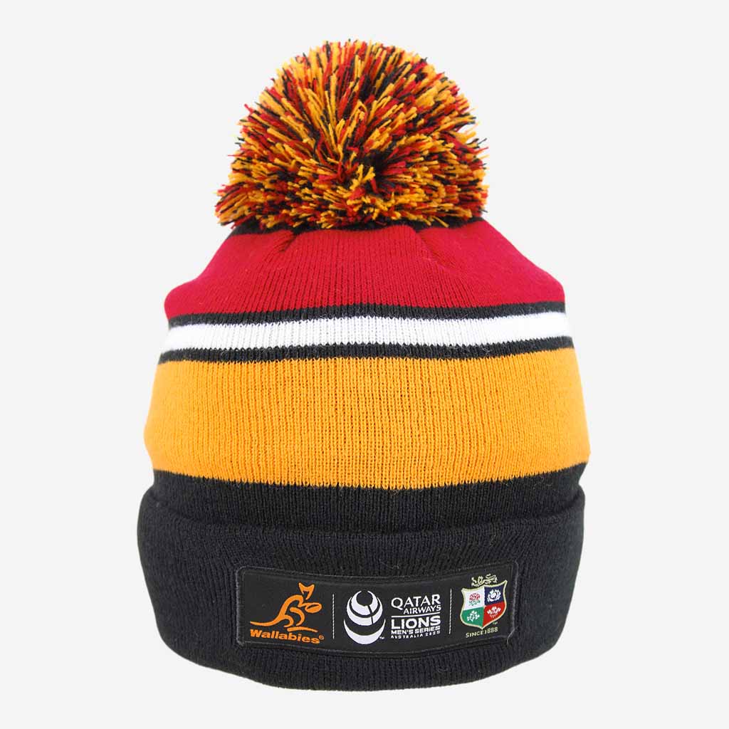 British and Irish Lions 2025 Tour Stripe Beanie – Jerseys Megastore