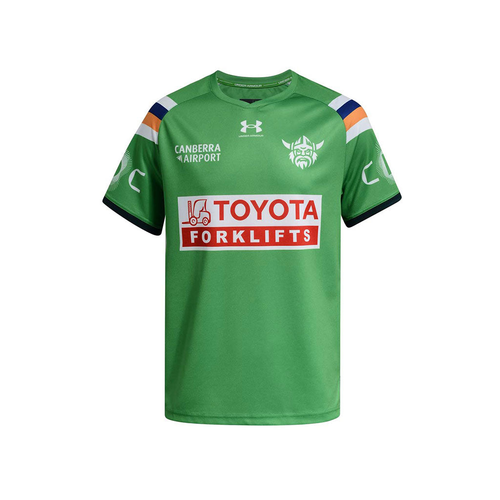 Canberra Raiders 2026 Training Tee Adult Green – Jerseys Megastore