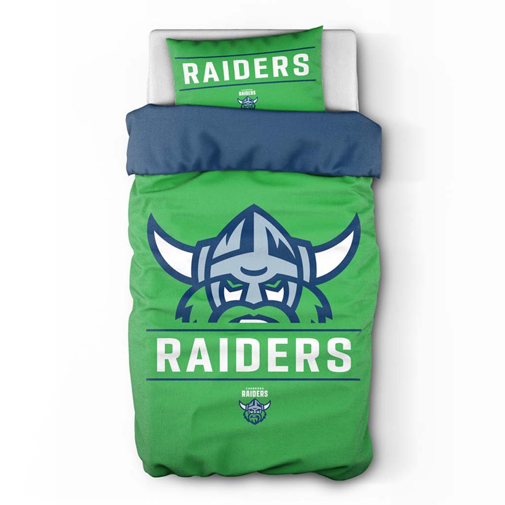 Canberra Raiders Quilt Cover Set Single – Jerseys Megastore