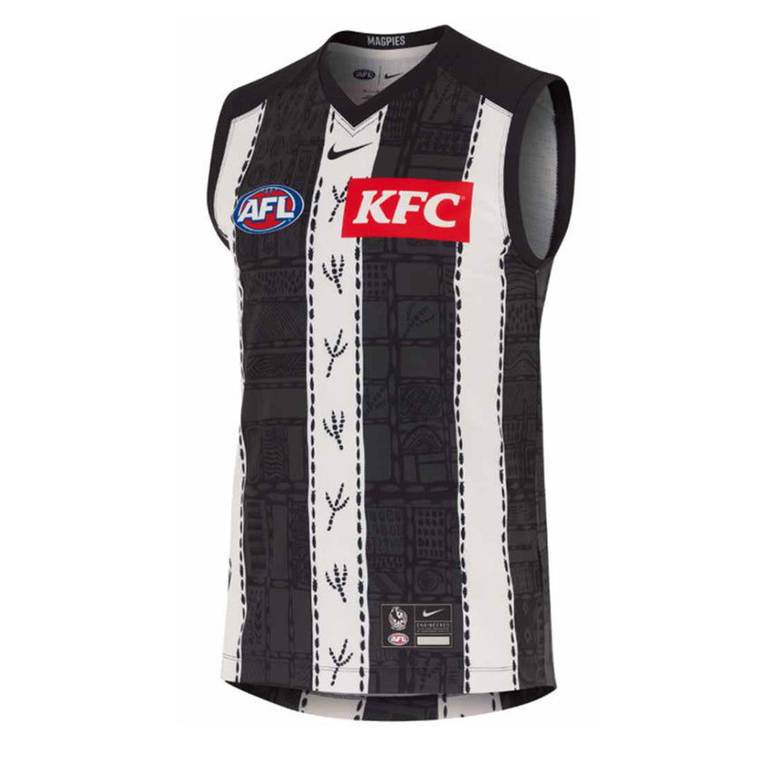 Collingwood Magpies 2025 Indigenous Guernsey Adult – Jerseys Megastore