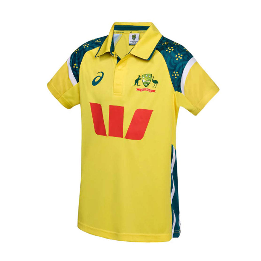 Cricket Australia 2025-26 ODI Home Jersey Youth – Jerseys Megastore