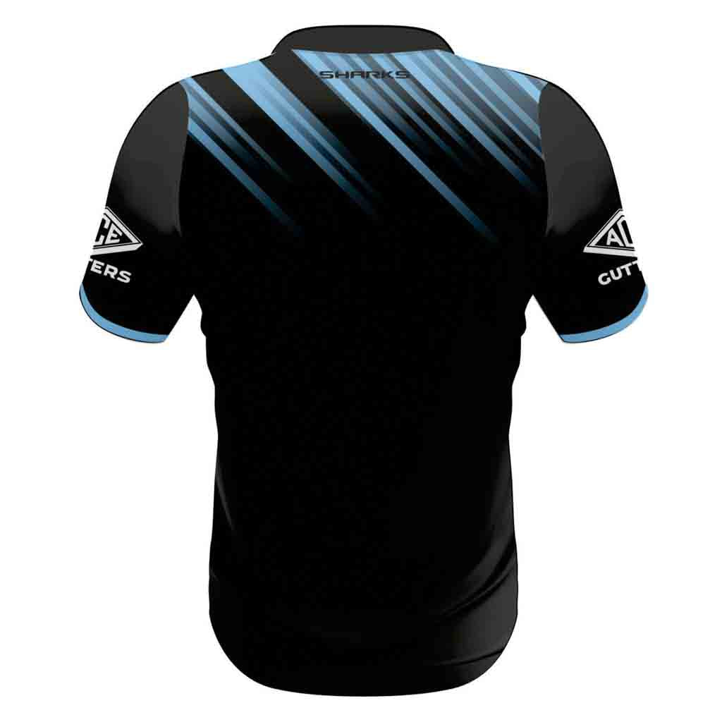 Cronulla Sharks 2024 Media Polo Adult – Jerseys Megastore