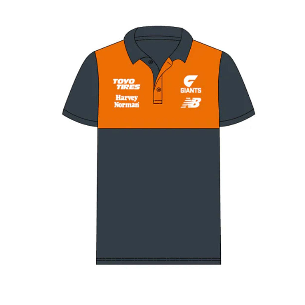 GWS Giants 2026 Player Media Polo Adult – Jerseys Megastore