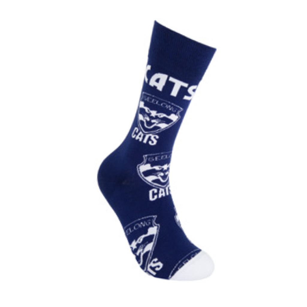 Geelong Cats Mascot Organic Cotton Socks – Jerseys Megastore