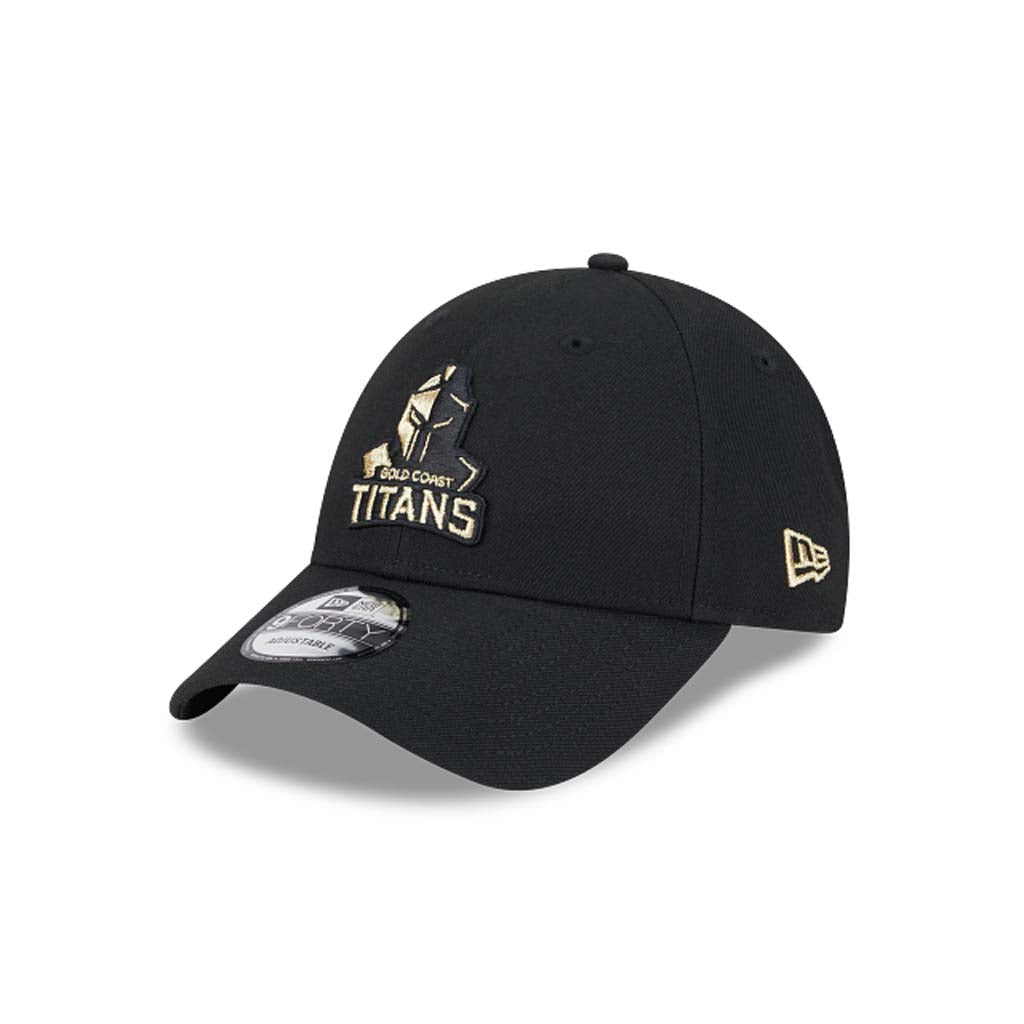 Gold Coast Titans 2025 9Forty Black Gold Cap – Jerseys Megastore