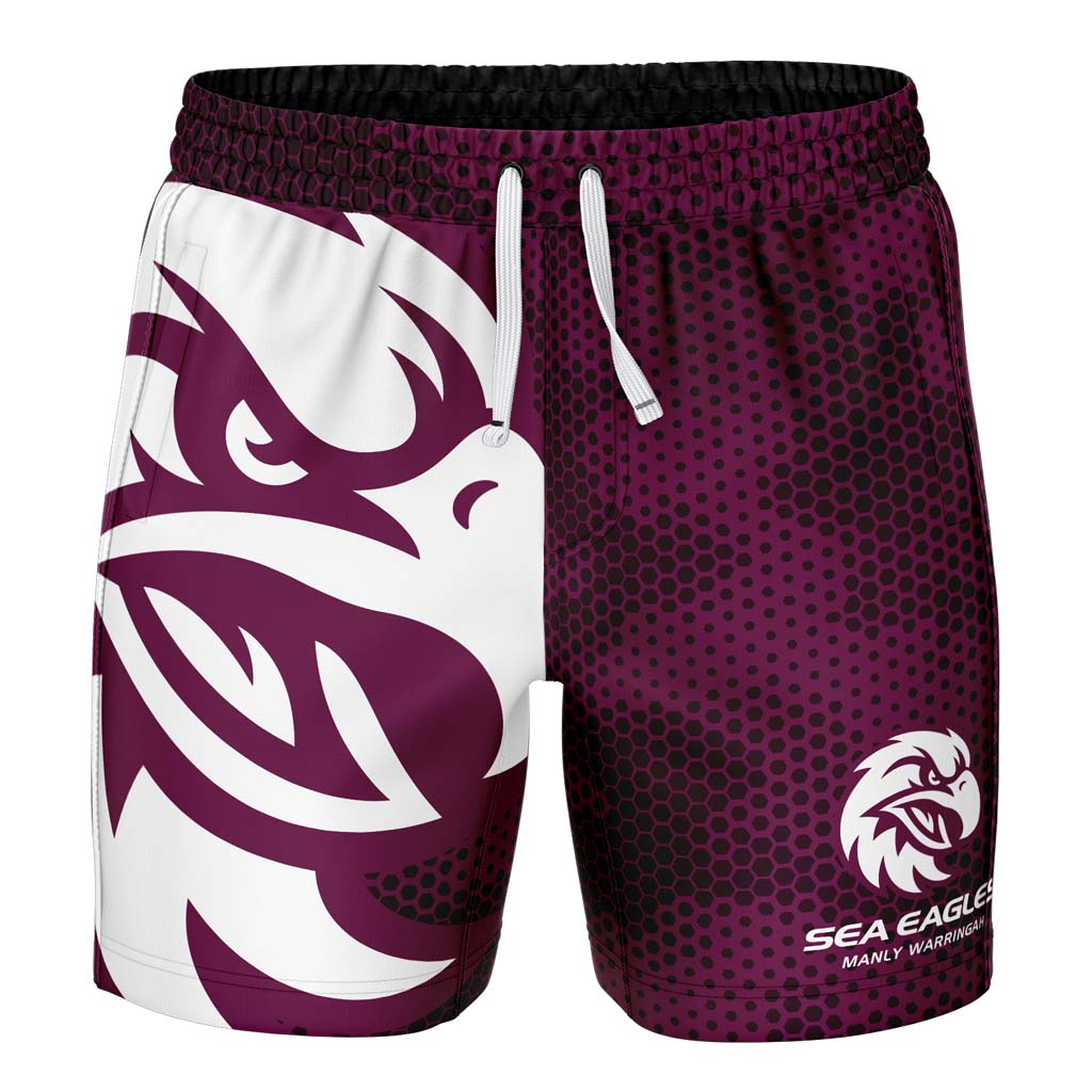 Manly Sea Eagles 'Big Shot' Volley Shorts Adult – Jerseys Megastore