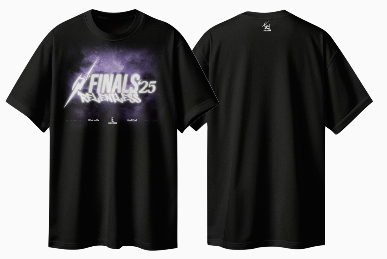 Melbourne Storm 2025 Grand Final Tee Adult – Jerseys Megastore