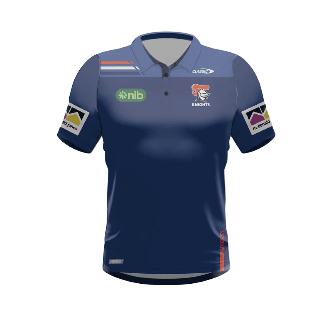 Newcastle Knights 2024 Media Polo Ladies – Jerseys Megastore