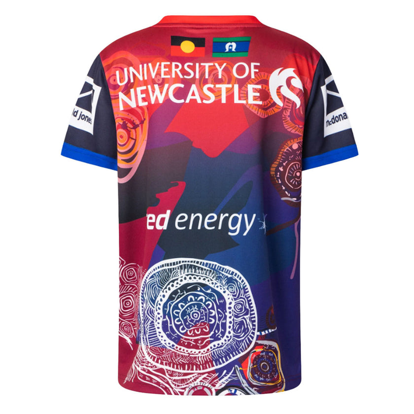 Newcastle Knights 2025 Indigenous Jersey Youth – Jerseys Megastore