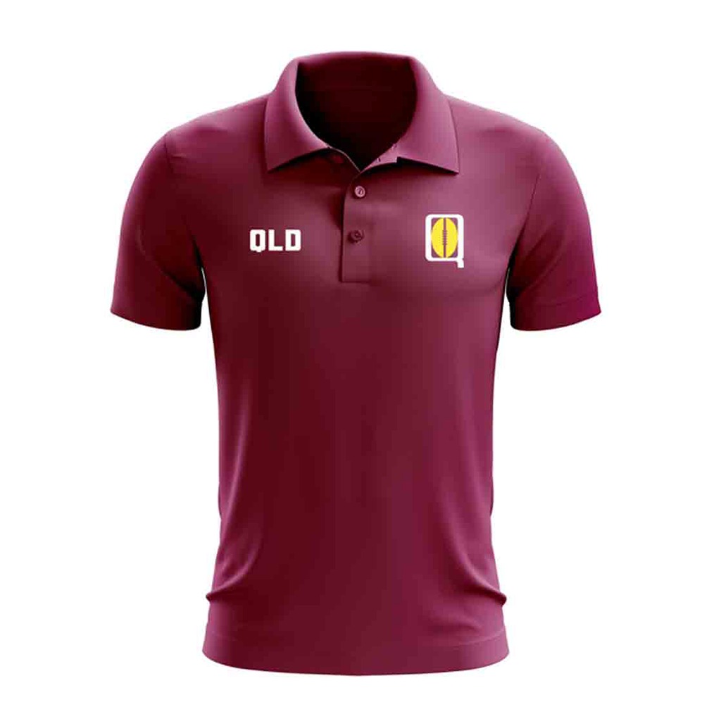 Queensland Maroons 2024 Heritage Polo Adult – Jerseys Megastore
