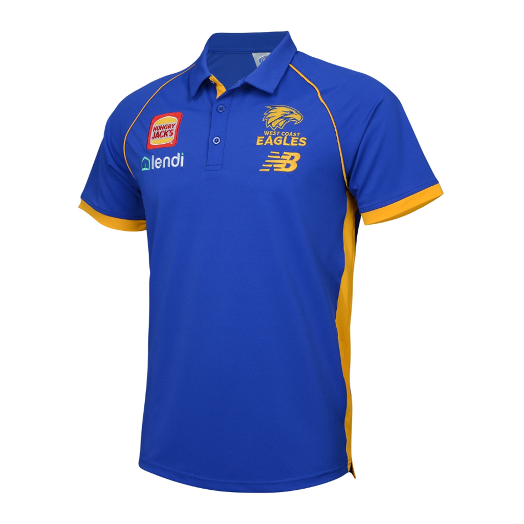 West Coast Eagles 2024 Media Polo Adult – Jerseys Megastore