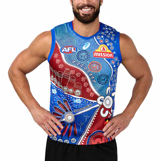 Western Bulldogs 2025 First Nations Guernsey Adult – Jerseys Megastore