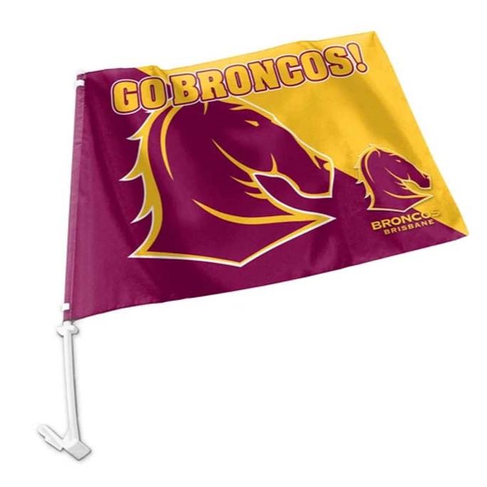 Brisbane Broncos Car Flag – Jerseys Megastore