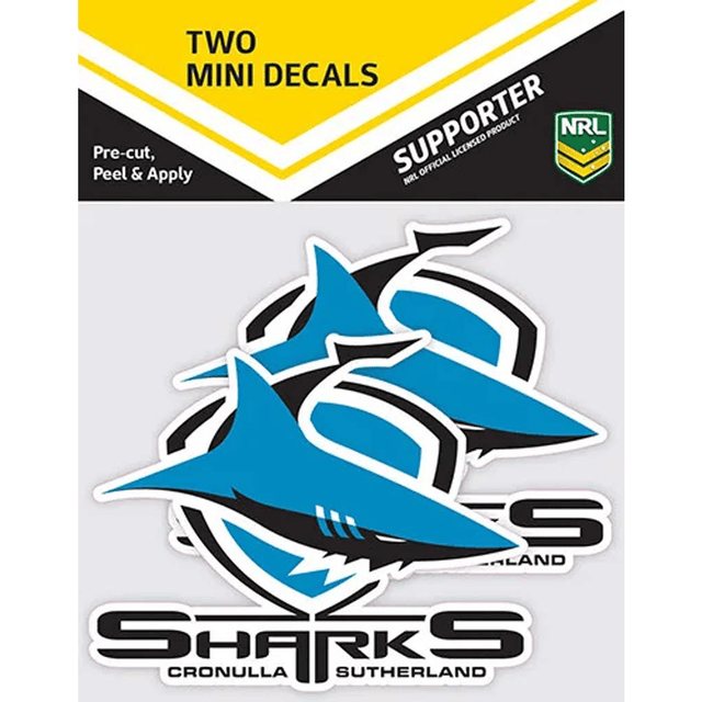 Cronulla Sharks Mini Decals – Jerseys Megastore