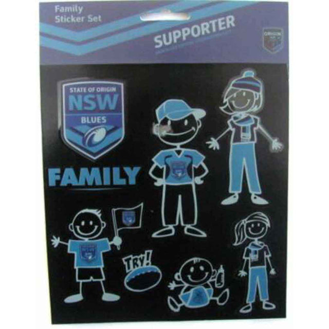 NSW Blues Family Sticker Set – Jerseys Megastore