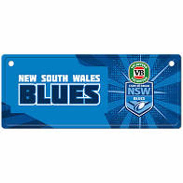 NSW Blues Tin Licence Plate Sign – Jerseys Megastore