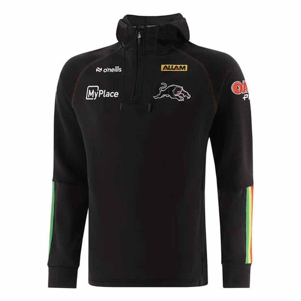 Penrith Panthers 2025 Half Zip Fleece Hoodie Adult – Jerseys Megastore