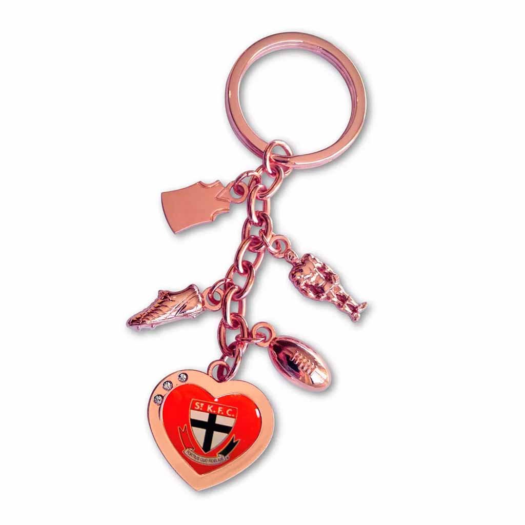 St Kilda Saints Charm Keyring – Jerseys Megastore