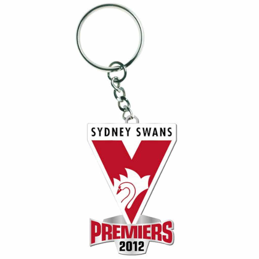 Sydney Swans 2012 Premiers Logo Keyring – Jerseys Megastore