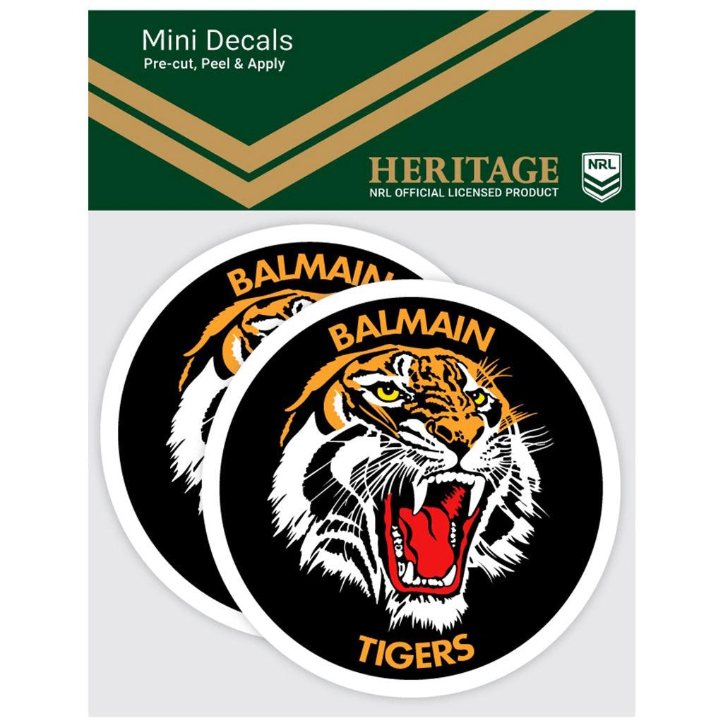Balmain Tigers Heritage Mini Decals – Jerseys Megastore